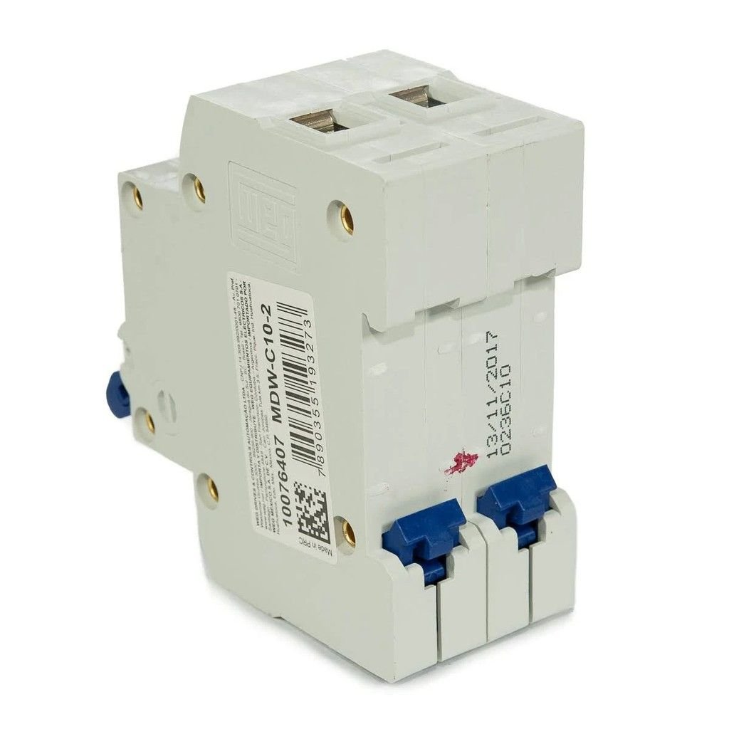 Disjuntor Bipolar Weg 16a Mdw-c16-2